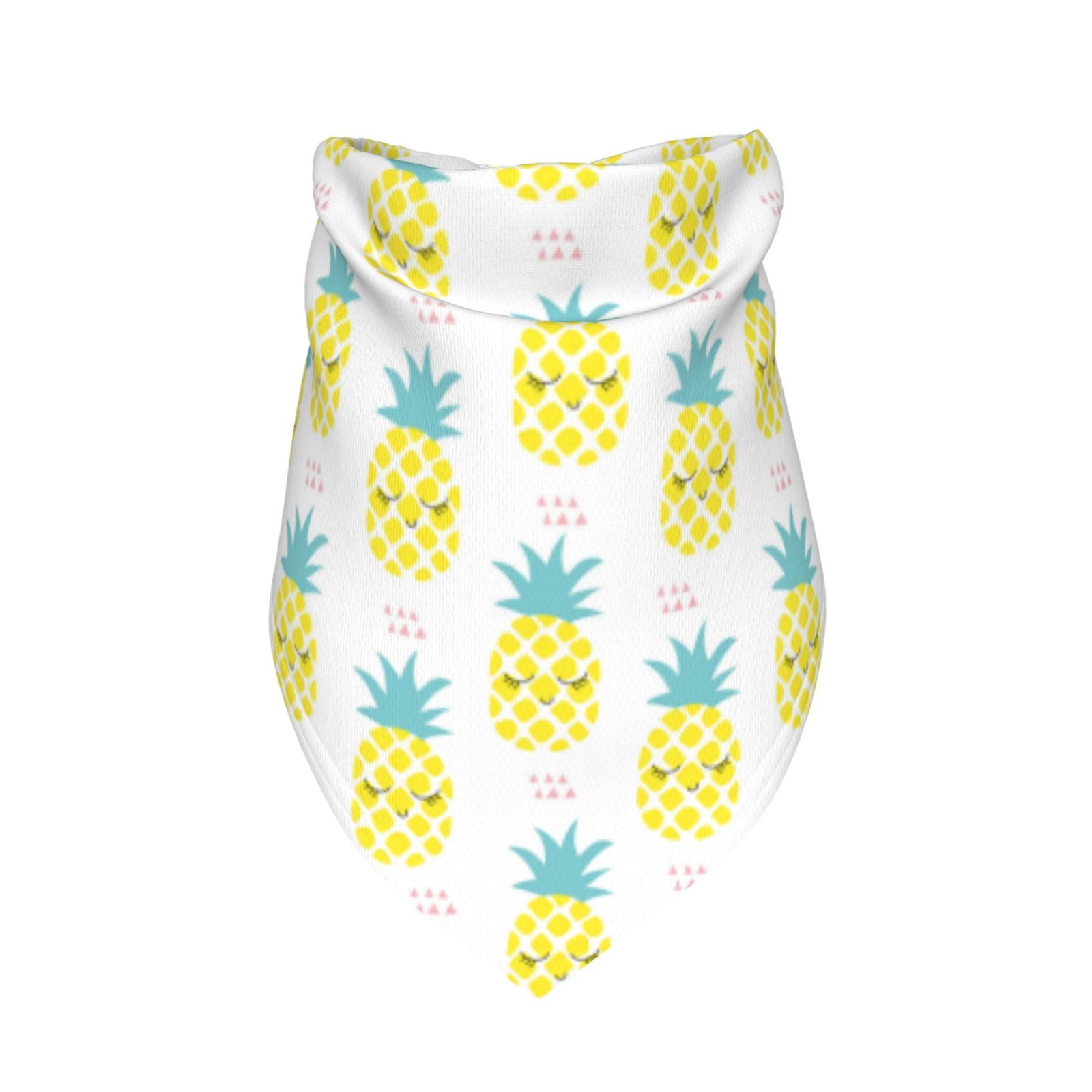 Dog Bandanas, Cute Shy Pineapple Adjustable Dog Scarf Triangle Bib ...