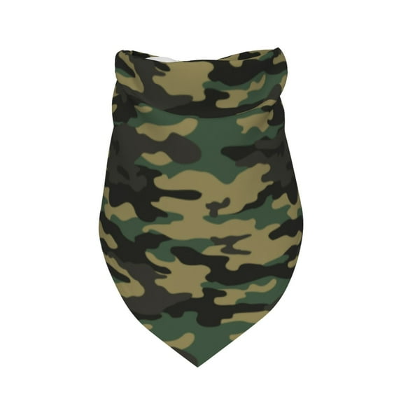 Dog Bandanas, Green Camo Classic Dog Bandana Boy Girl for Holiday ...