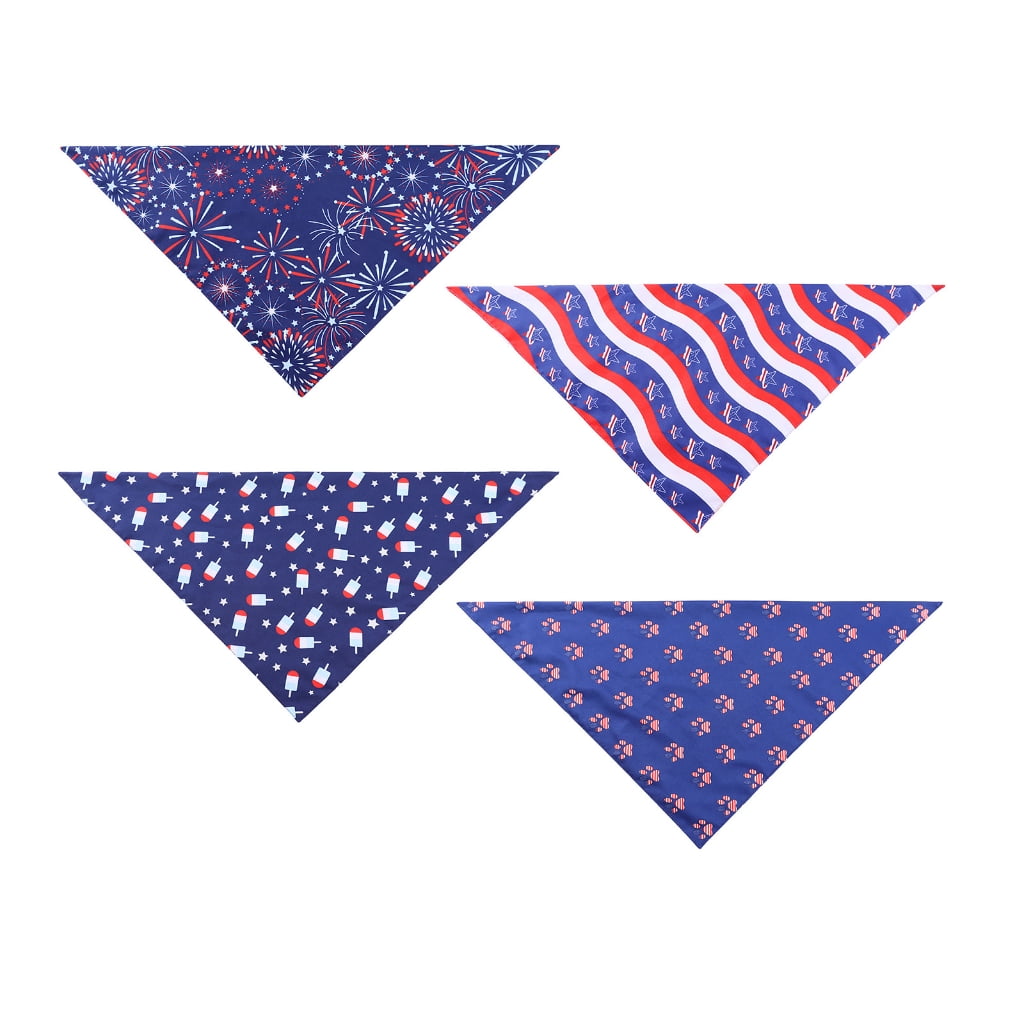 Dog Bandanas Holiday Triangular Scarf Julycostume Costume Saliva Towel ...