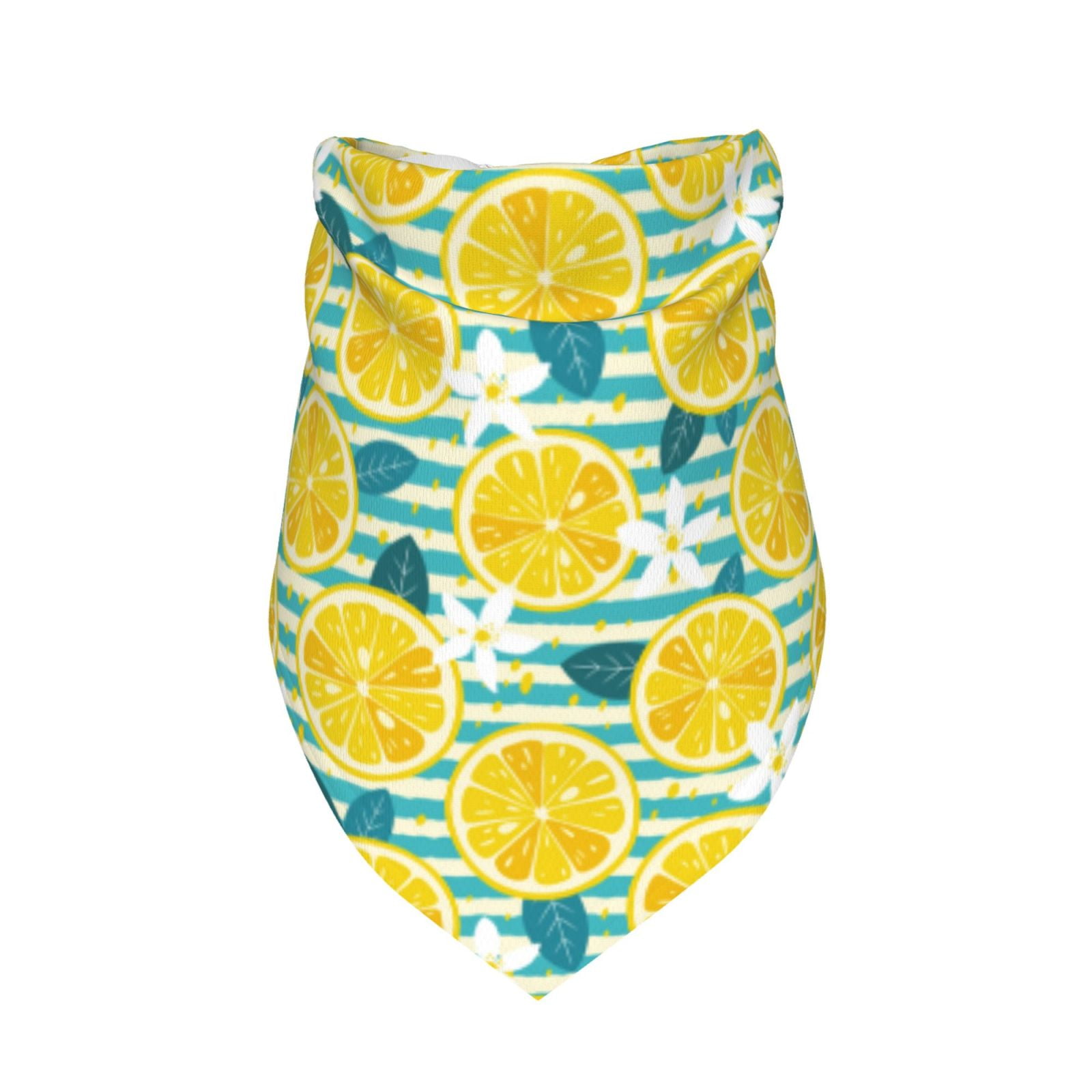 Dog Bandanas, Lemon flower Adjustable Dog Scarf Triangle Bib ...