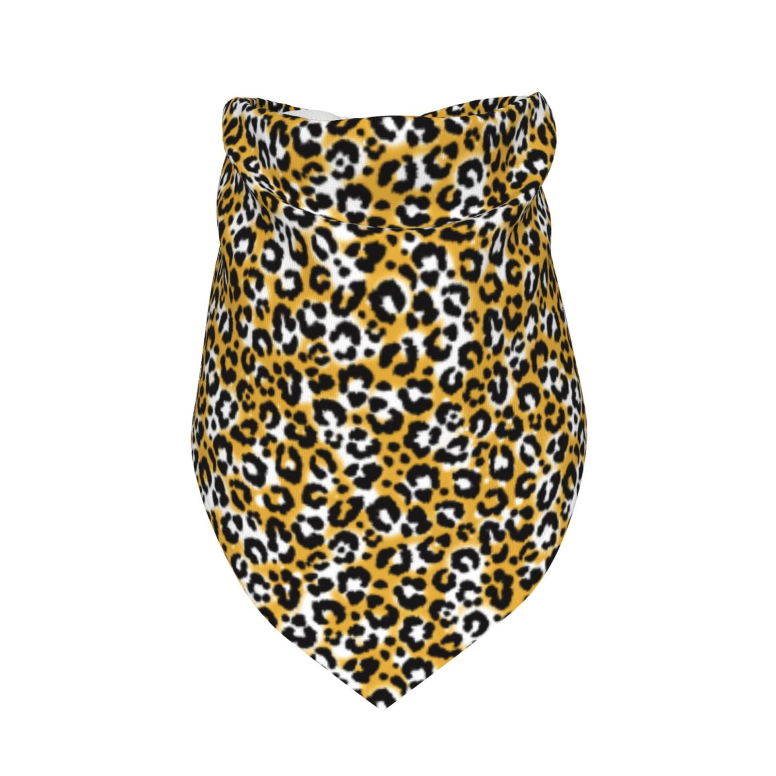 Dog Bandanas, Leopard print A0 Adjustable Dog Scarf Triangle Bib ...