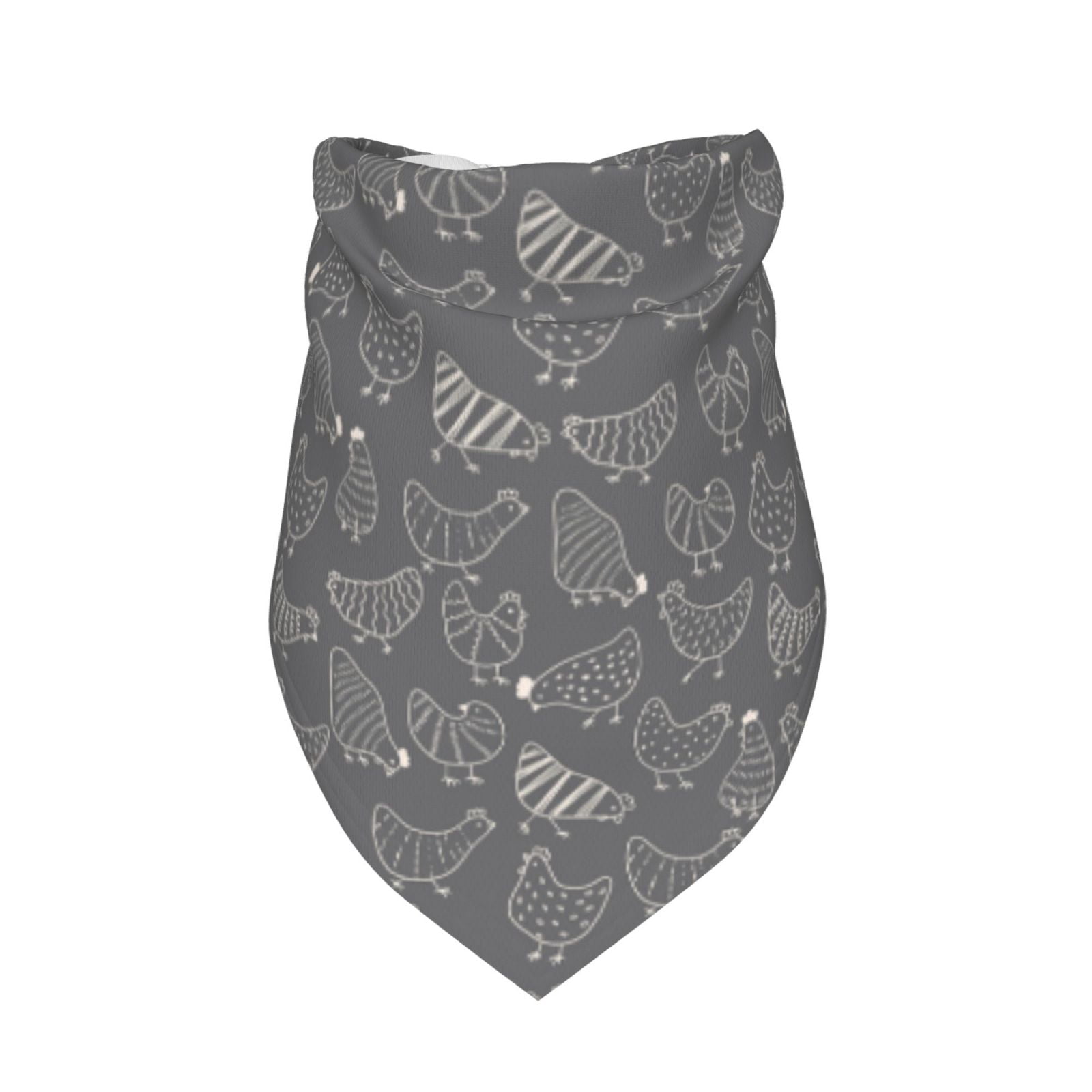 Dog Bandanas, Modern Lines Cute Chicken Adjustable Dog Scarf Triangle ...