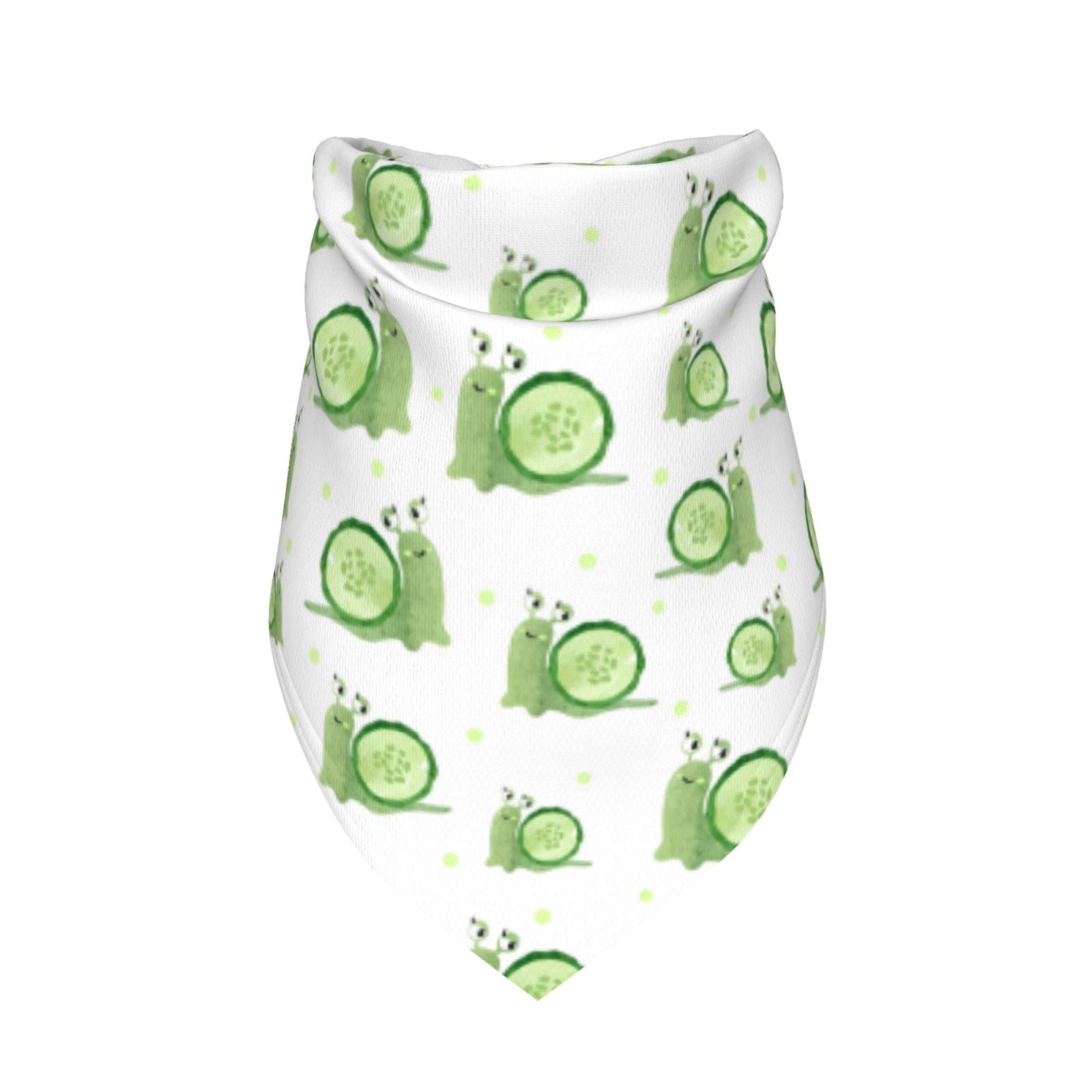 Dog Bandanas, Snails cucumber slices Adjustable Dog Scarf Triangle Bib ...