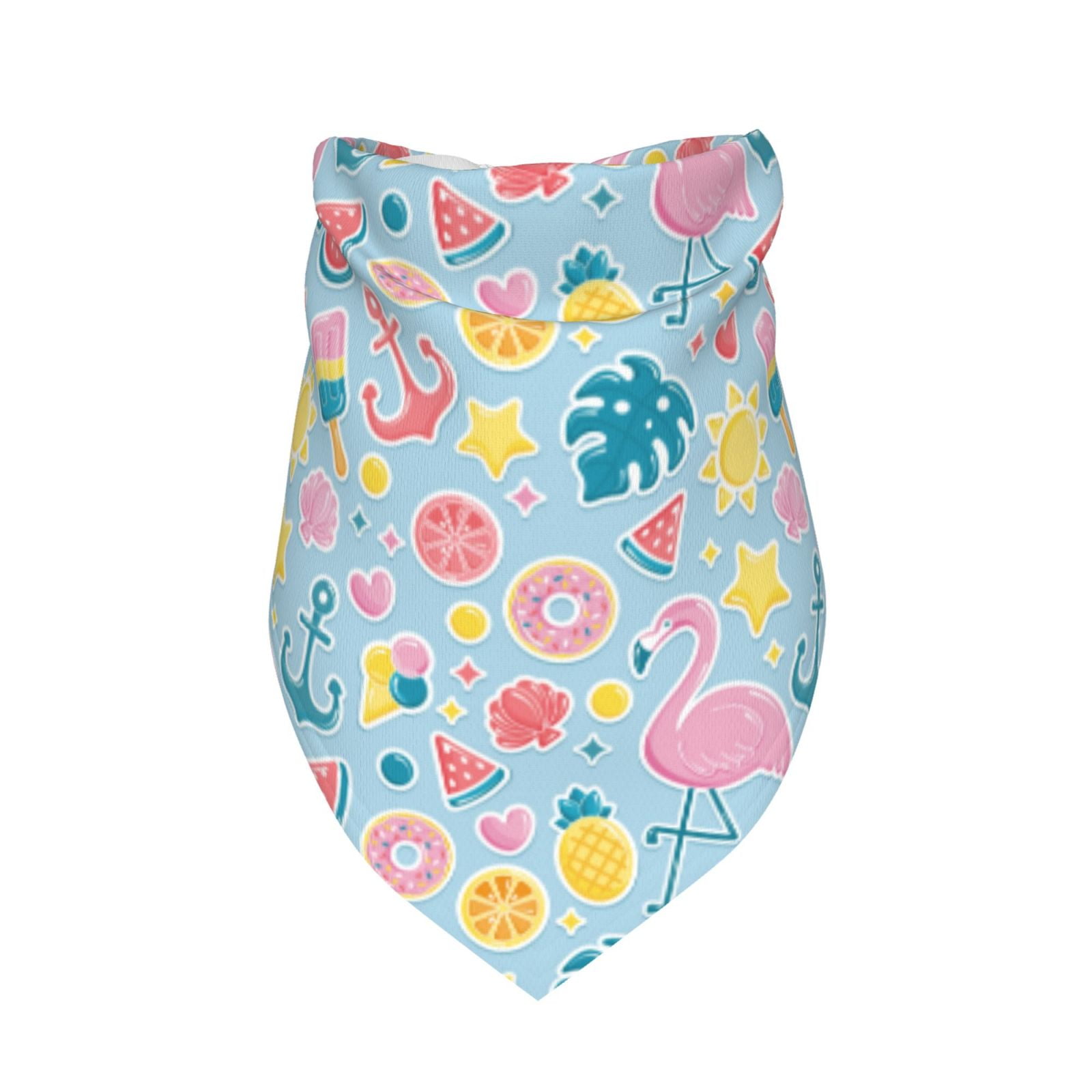Dog Bandanas, Summer Bird Watermelon Adjustable Dog Scarf Triangle Bib ...