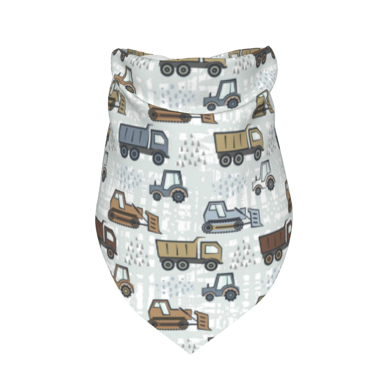 Dog Bandanas, Tractor and Dumper Adjustable Dog Scarf Triangle Bib ...