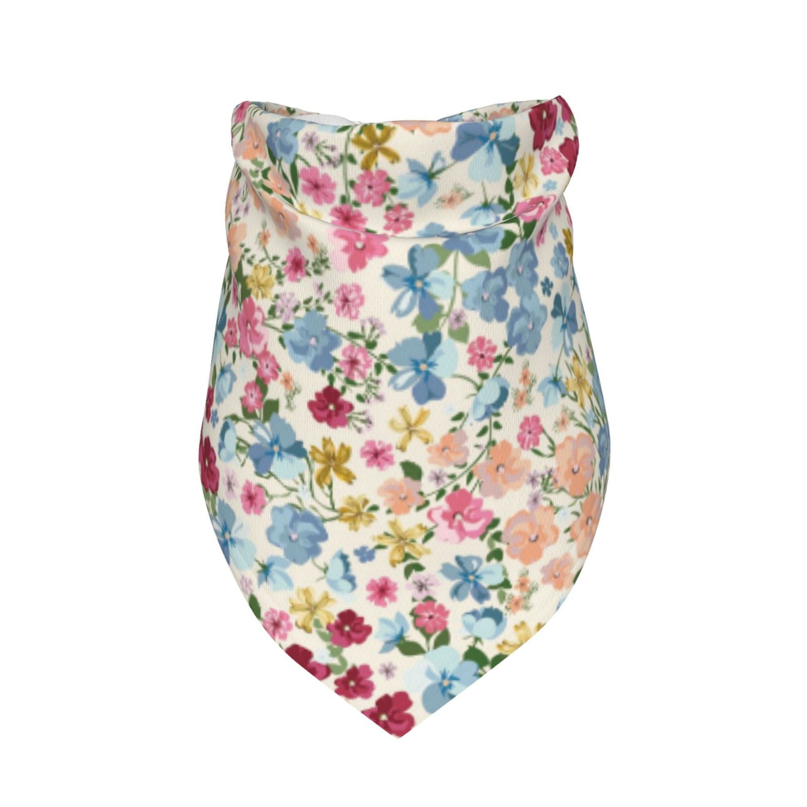 Dog Bandanas, Trendy Floral Design A Adjustable Dog Scarf Triangle Bib ...