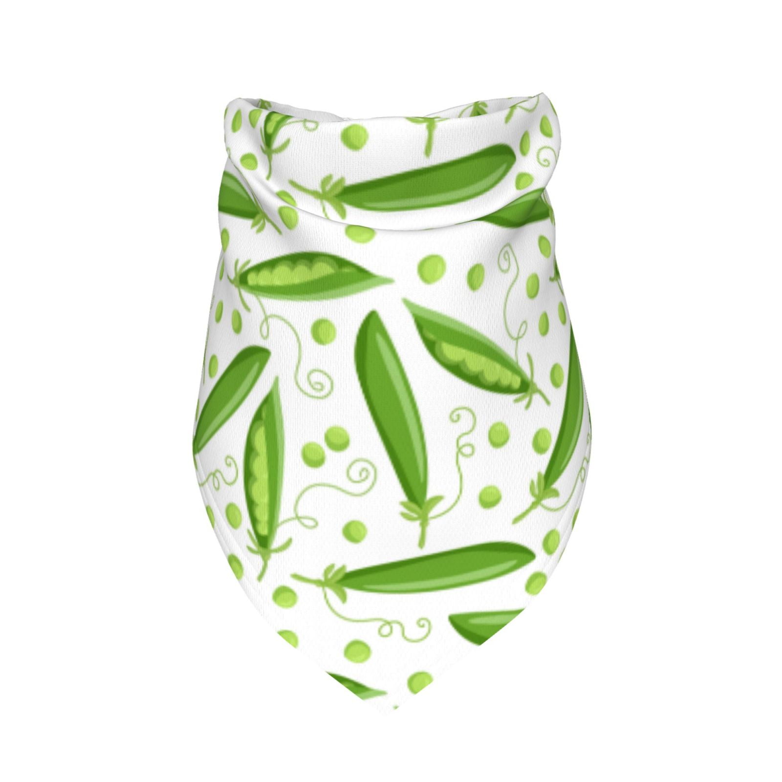 Dog Bandanas - green Peas funny Washable Handkerchief Scarf Triangle ...