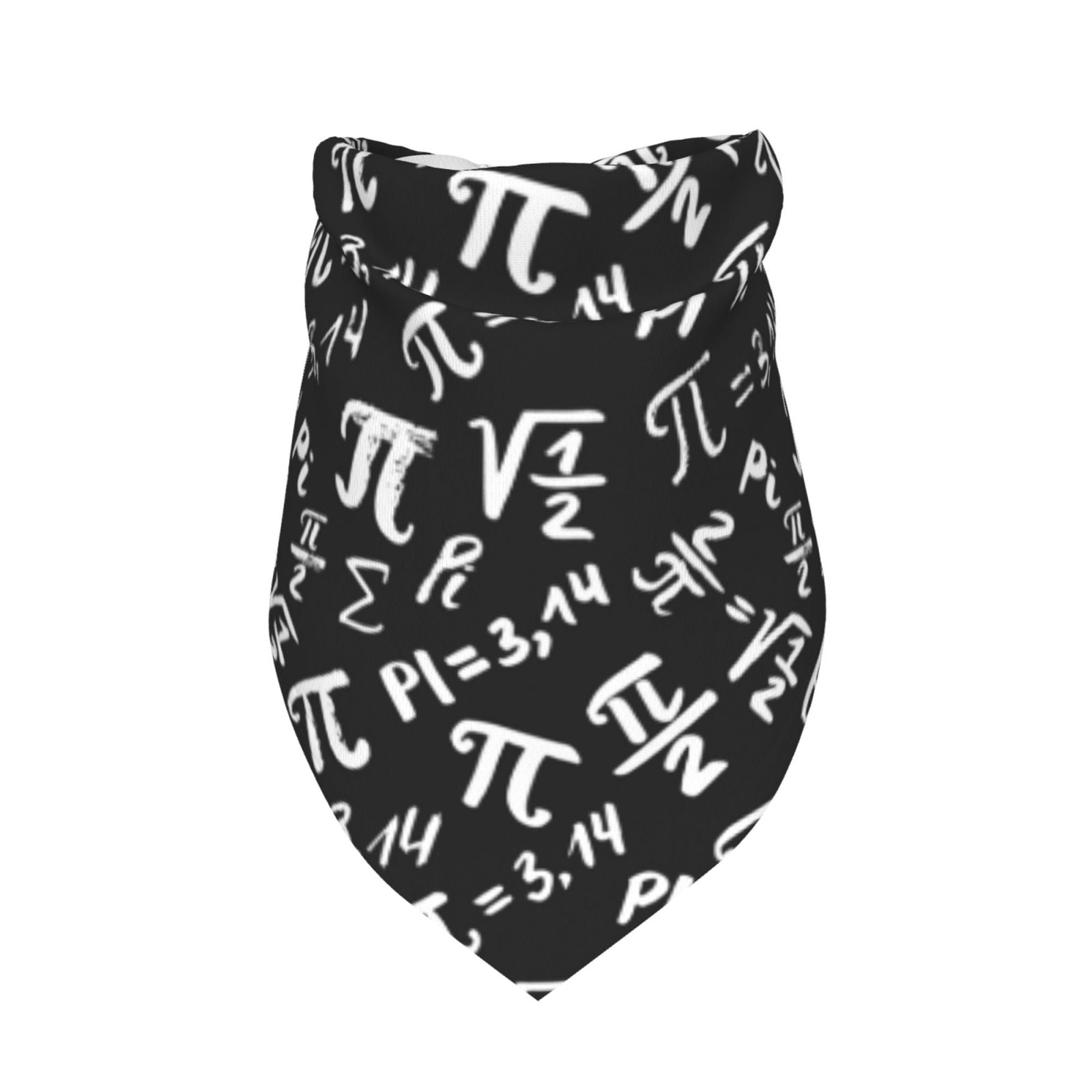 Dog Bandanas, hilarious Math Symbol Print Adjustable Dog Scarf Triangle ...