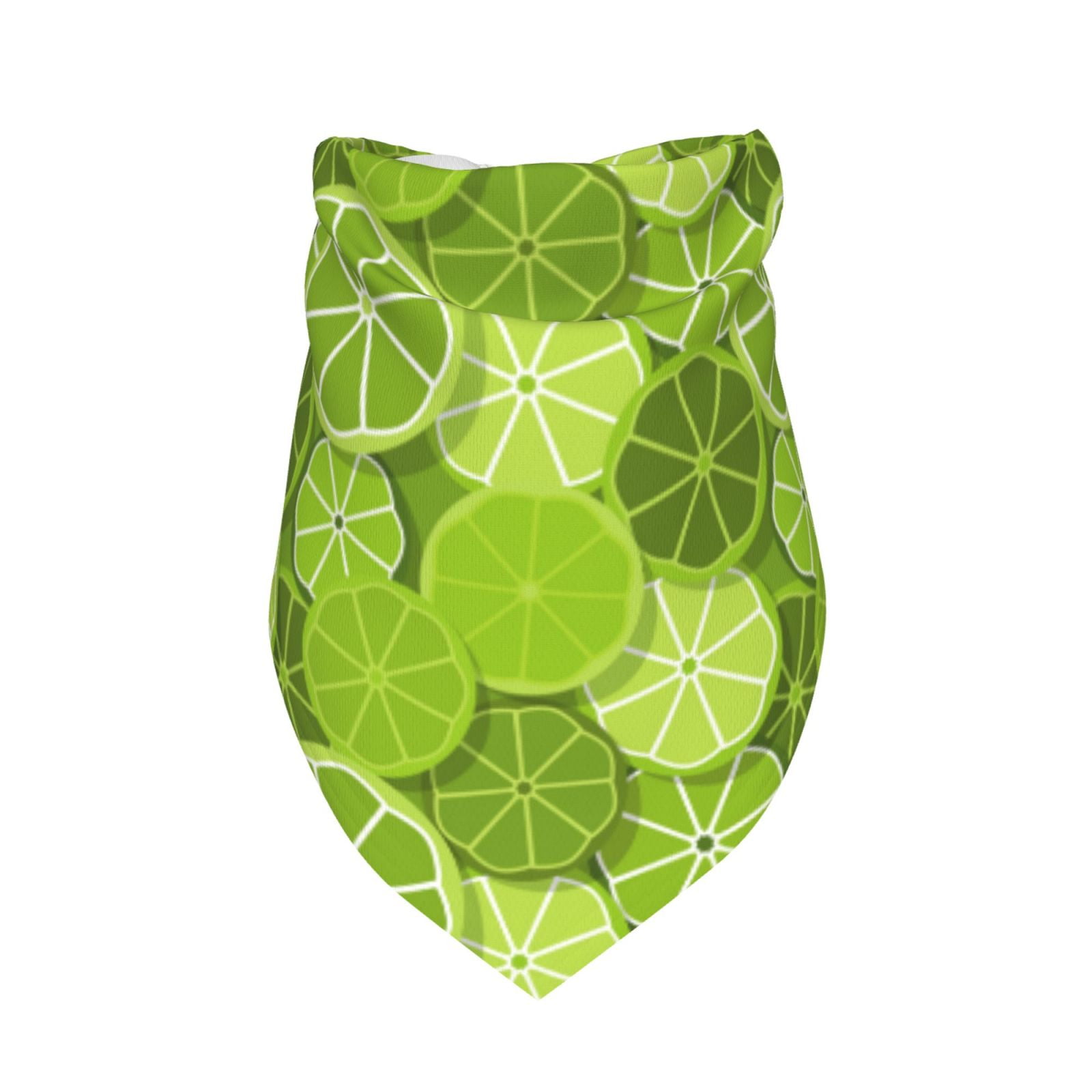 Dog Bandanas, lightgreen Lemon Adjustable Dog Scarf Triangle Bib ...