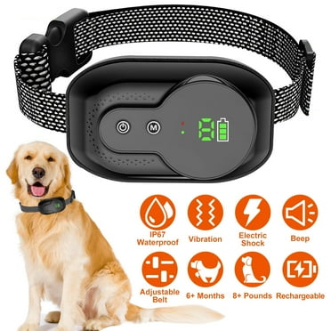 Bark Collar - Dog Bark Collar for Large Medium Small Dogs, Rechargeable ...