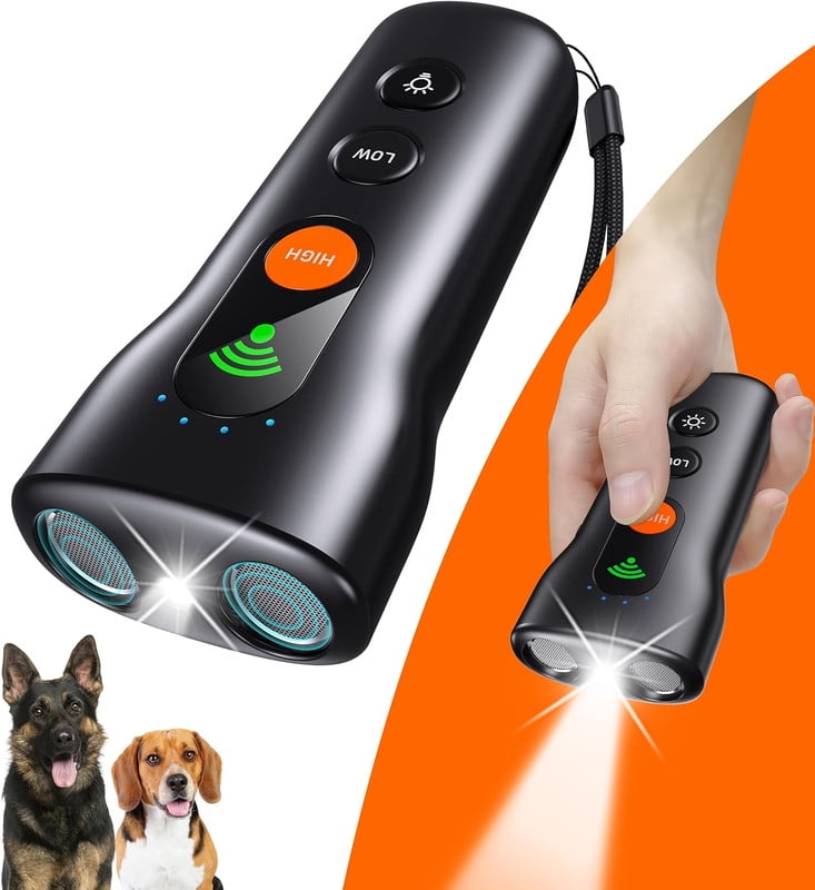 Dog Bark Deterrent Devices 3 in 1,Anti Barking Device for Dogs Dual ...
