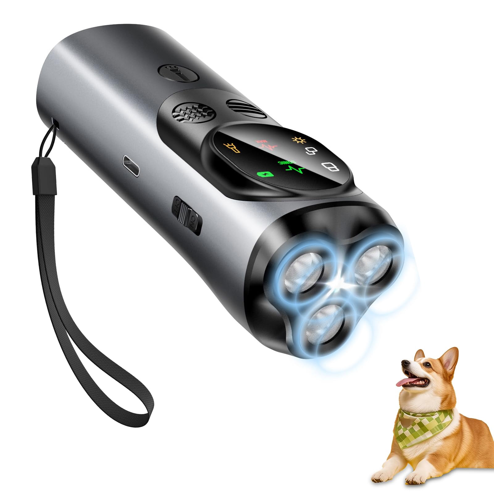 Dog Bark Deterrent Devices Anti Barking FST1 Device for Indoor, 2 Modes ...