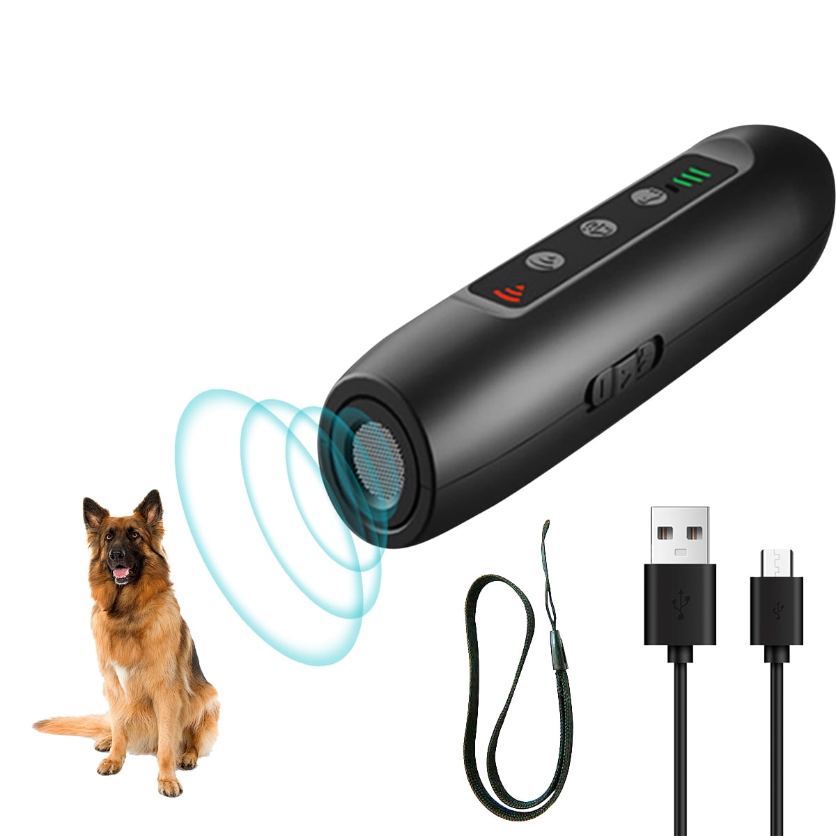 Dog Bark Deterrent Devices, Rechargeable Ultrasonic Anti Barking Device ...