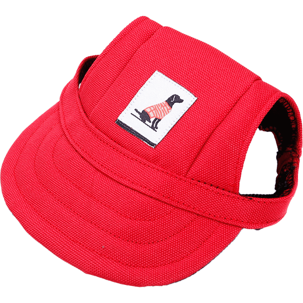 Dog Baseball Cap with Ear Holes, Adjustable Dog Visor Hats Sports Caps ...