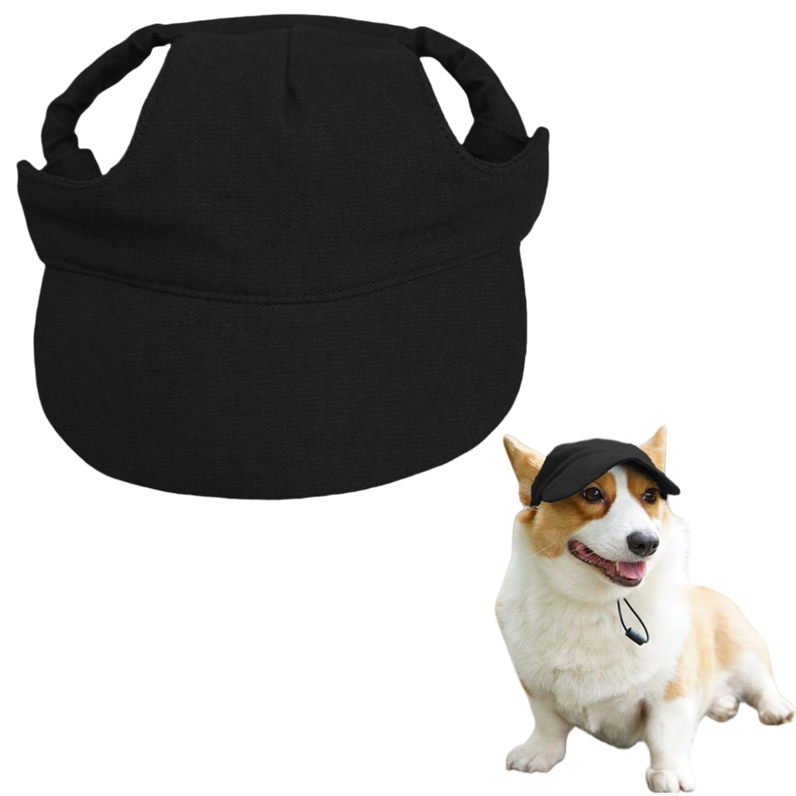 Dog Baseball Cap,Pet Summer Beach Hat,Dog Cat Sunbonnet Cap with Ear ...