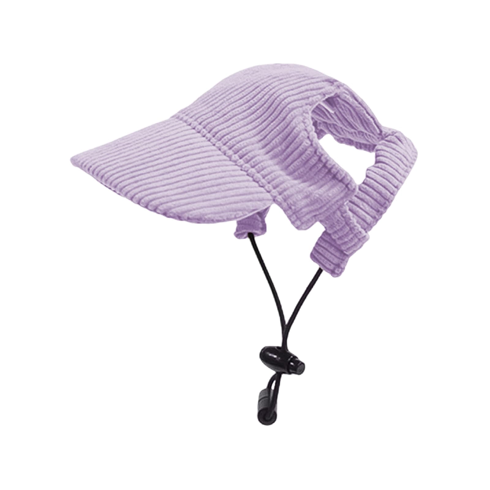 Dog Baseball Cap - Summer Beach Visor Hat with Ear Holes, Adjustable ...