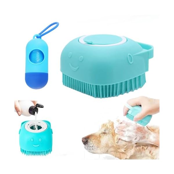 Dog Bath Brush | Pets Scrubber for Bath | Dog Shampoo Brush | Dog ...