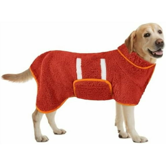 Dog Bathrobe, Quick Drying Super Absorbent Dog Robes for After Bath ...