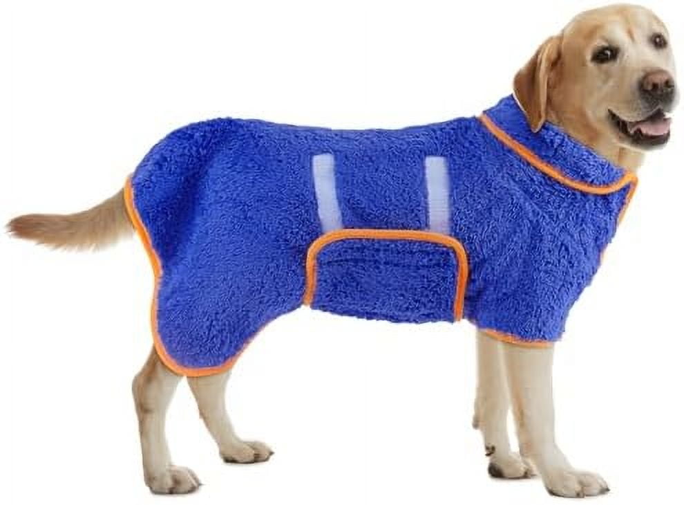 Dog Bathrobe, Quick Drying Super Absorbent Dog Robes for After Bath ...