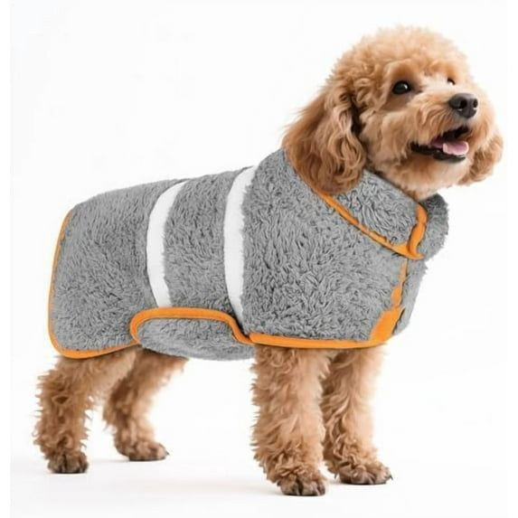Dog Bathrobe, Quick Drying Super Absorbent Dog Robes for After Bath ...