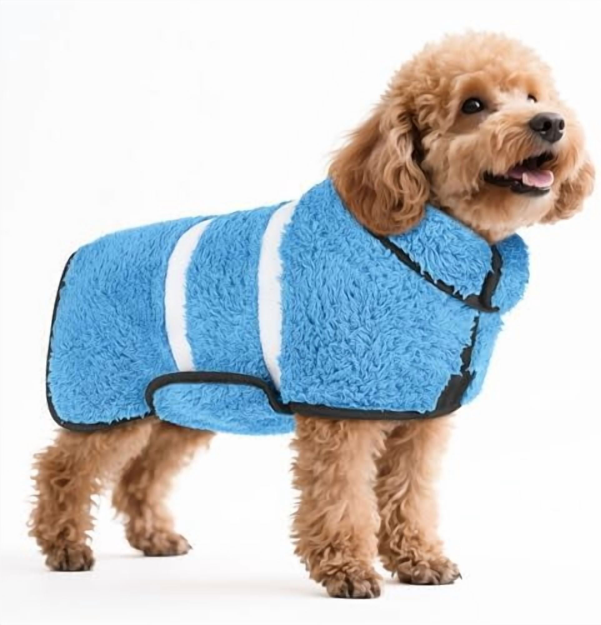 Dog Bathrobe, Quick Drying Super Absorbent Dog Robes for After Bath ...