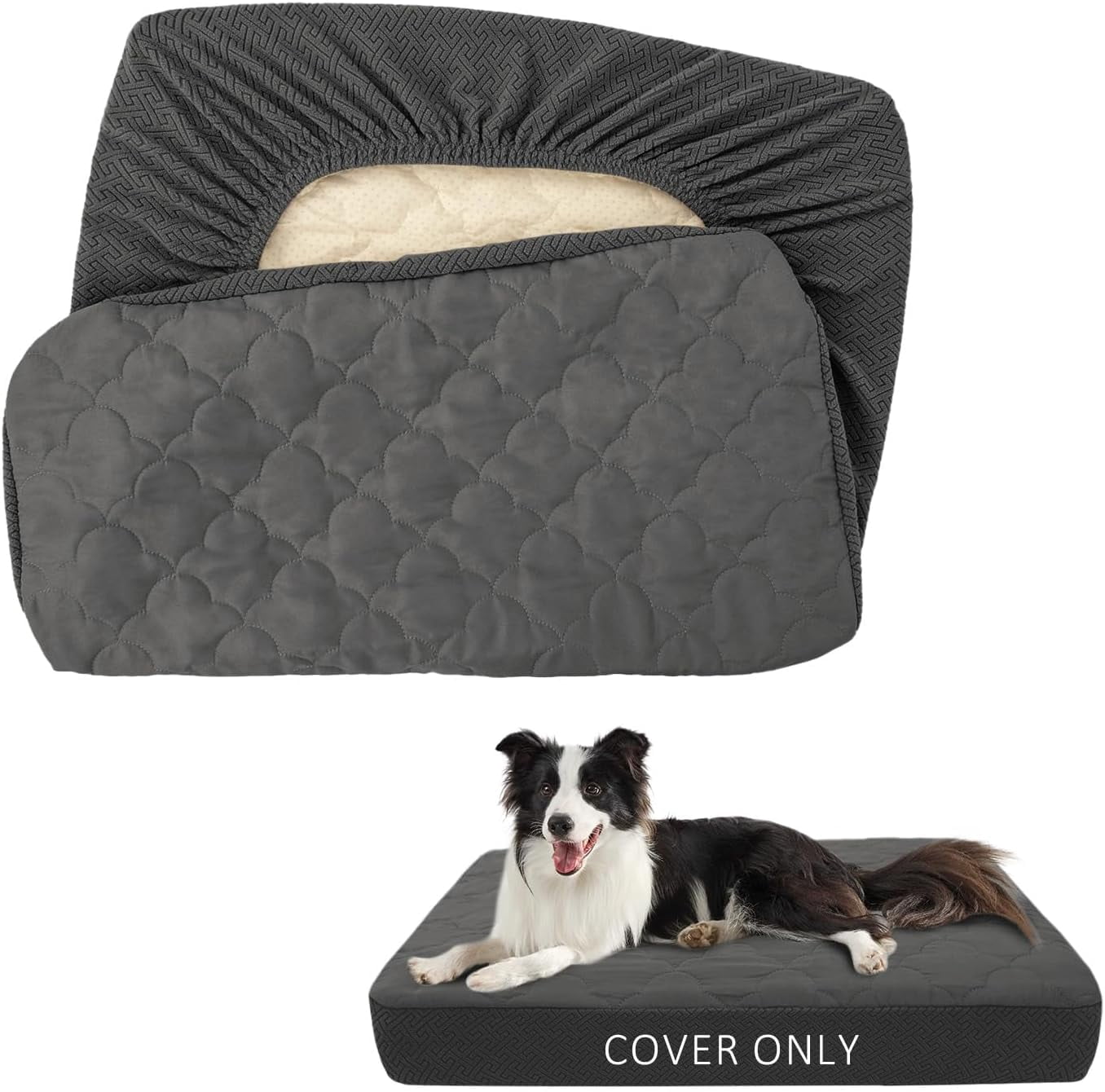Dog Bed Covers Replacement Washable Waterproof Pet Puppy Bed Cover for ...
