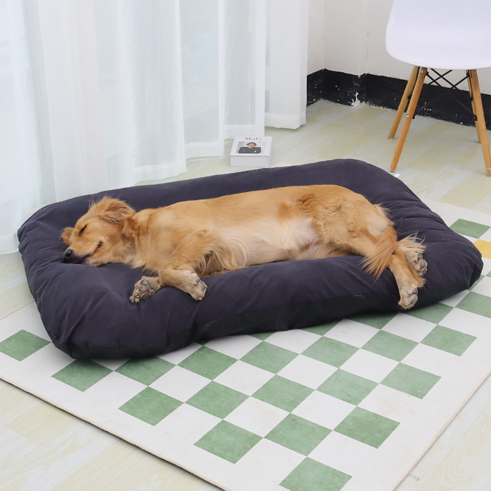 Dog Bed For Crate,Winter Thickened Warm Dog Kennel Removable Washable ...