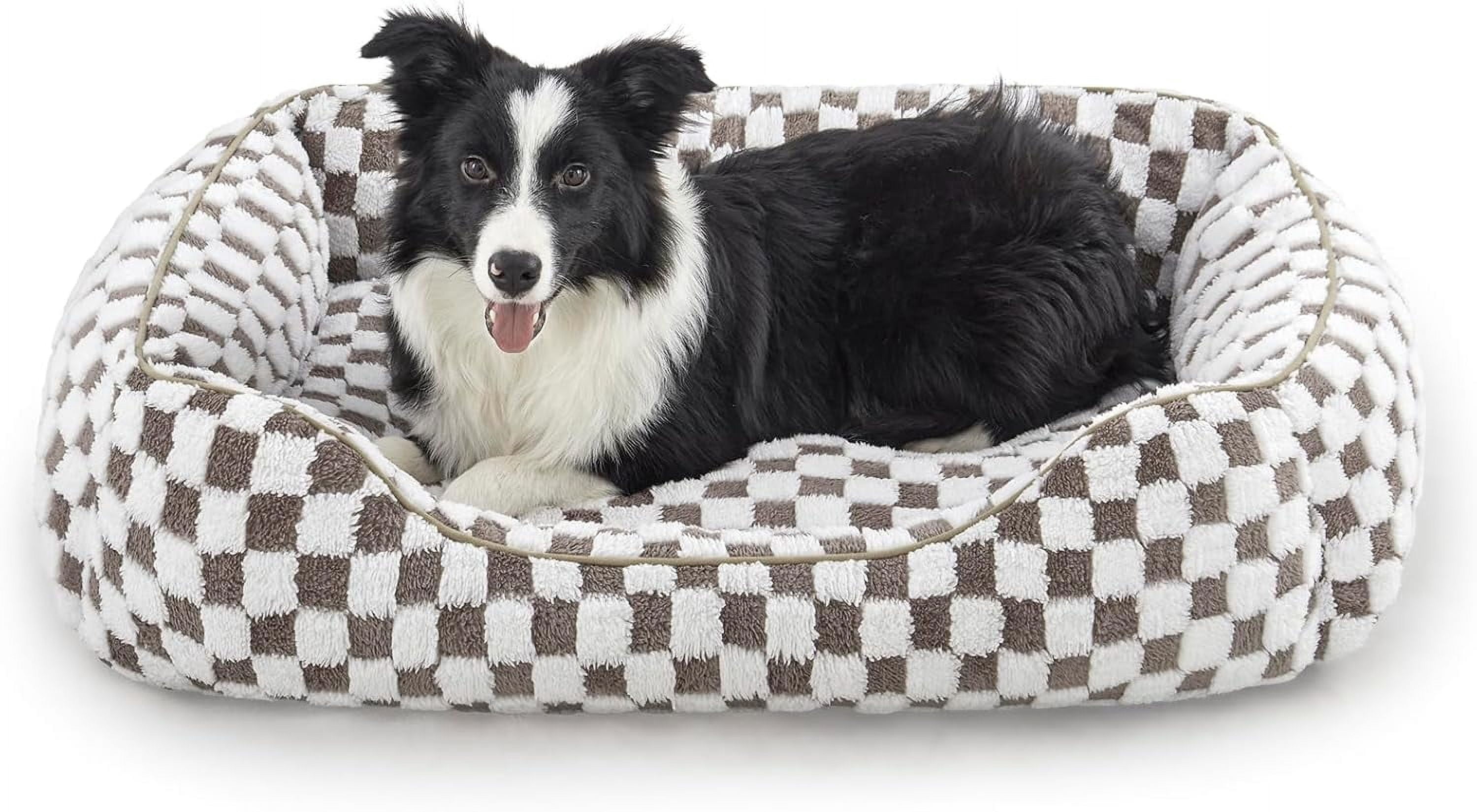 Dog Bed for Large Medium Small Dogs - Rectangle Orthopedic Dog Sofa Bed ...