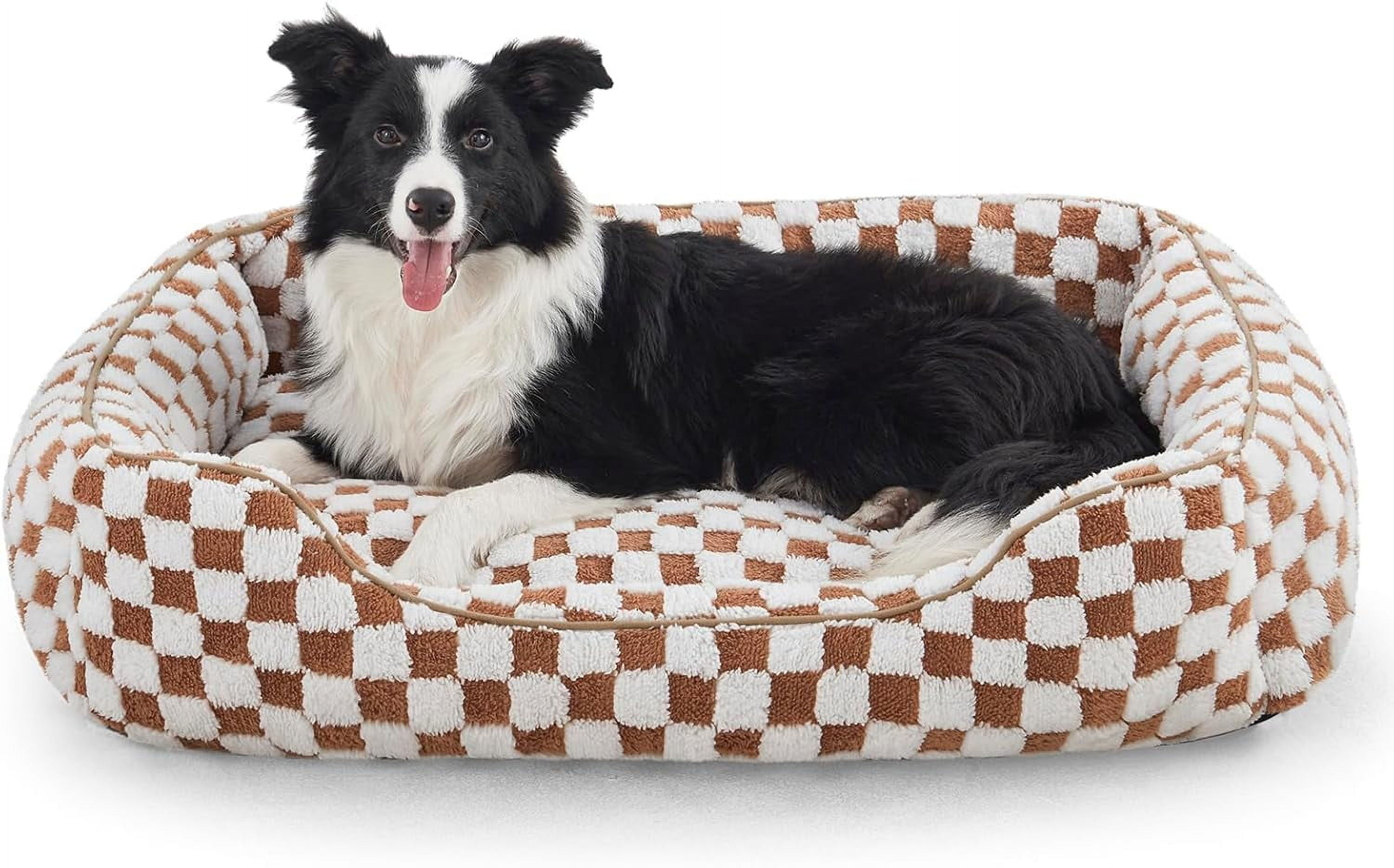 Dog Bed for Large Medium Small Dogs - Rectangle Orthopedic Dog Sofa Bed ...