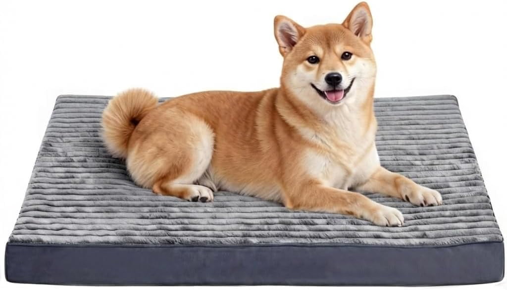 Dog Bed Large Sized Dogs, Orthopedic Flannel Pet Beds with Removable ...