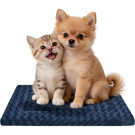 Dog Bed Mat - Reversible Dog Crate Bed Mats, Soft & Breathable Kennel ...