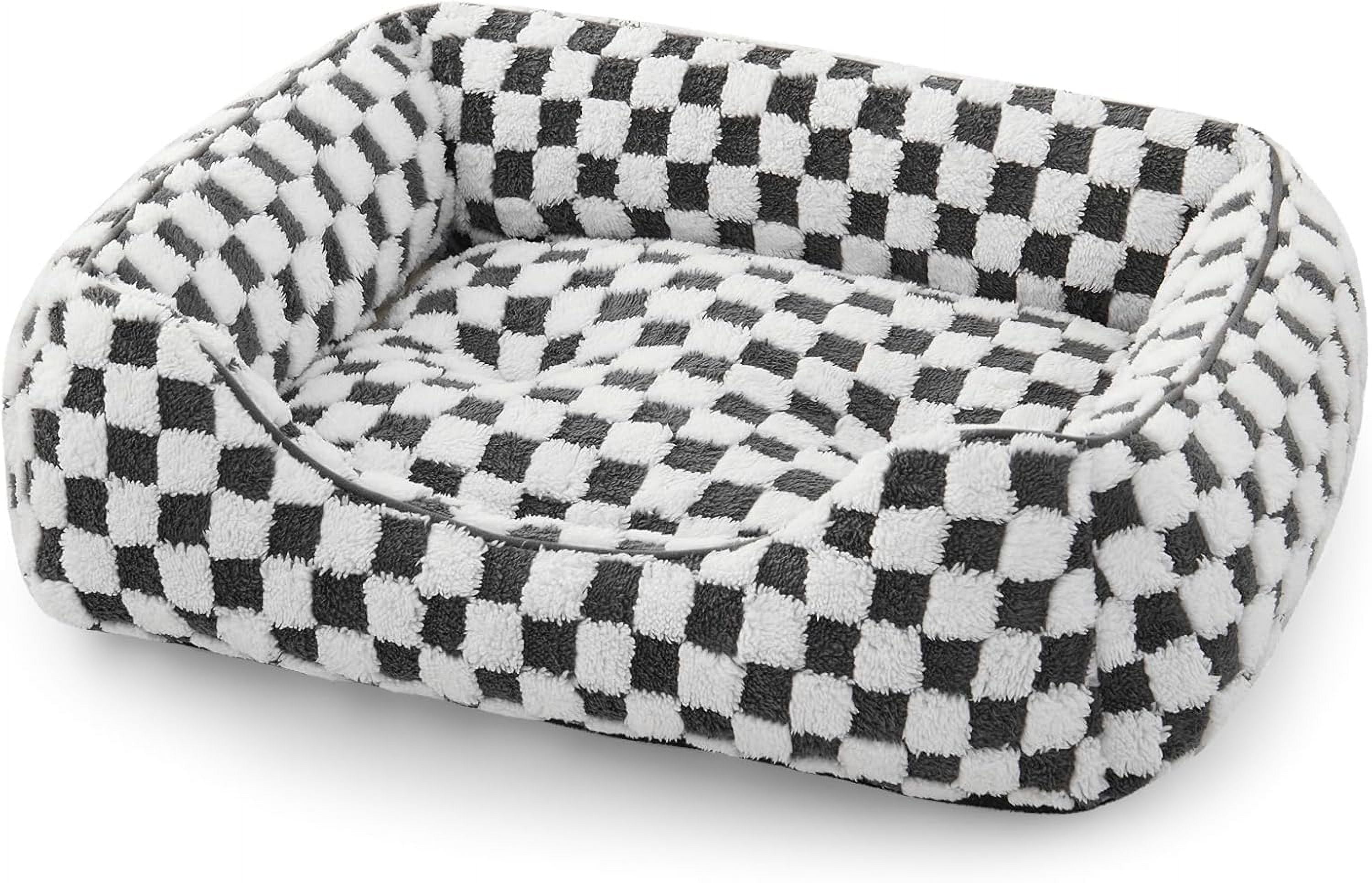 Dog Bed for Medium Small Dogs - Rectangle Orthopedic Dog Sofa Bed, Cute ...