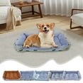 Dog Bed Rectangular Pet Bed For Cats And Dogs Extra Thick Warm Plush ...