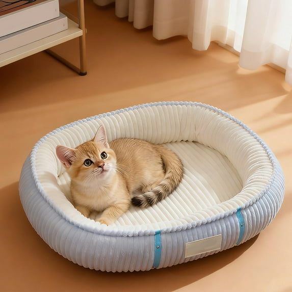 Dog Bed - Small Dog Bed & Cat Bed, Winter Double-Layer Insulated ...