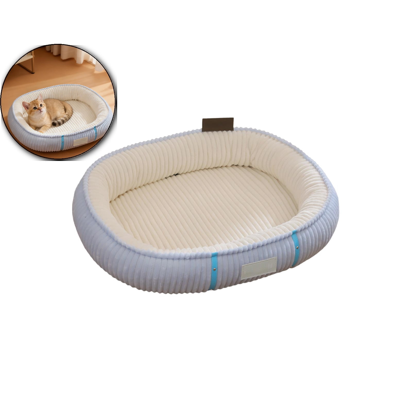 Dog Bed for Small Dogs, Washable Dog Bed with Removable Cover ...