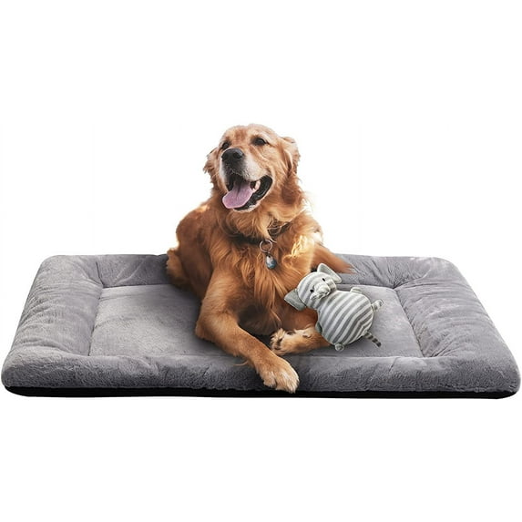 Dog Beds Crate Pad for Medium/Large Dogs Fit Dog Crates,Washable & Anti ...