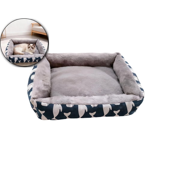 Dog Beds Large Sized Dog, Rectangle Washable Pet Bed with Removable ...