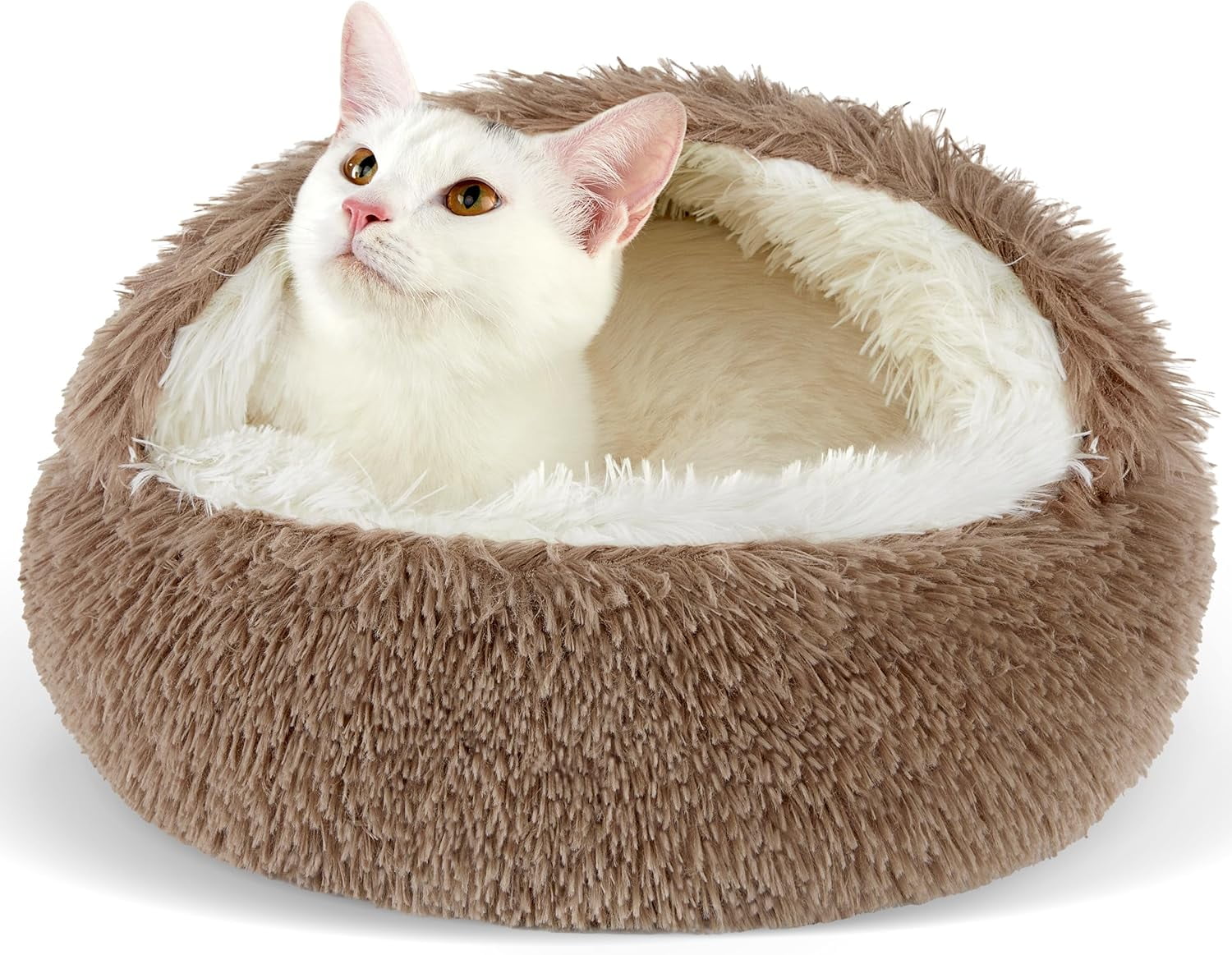 Dog Beds for Small Dogs, Cat Bed Cave, Washable Round Beds for Small ...