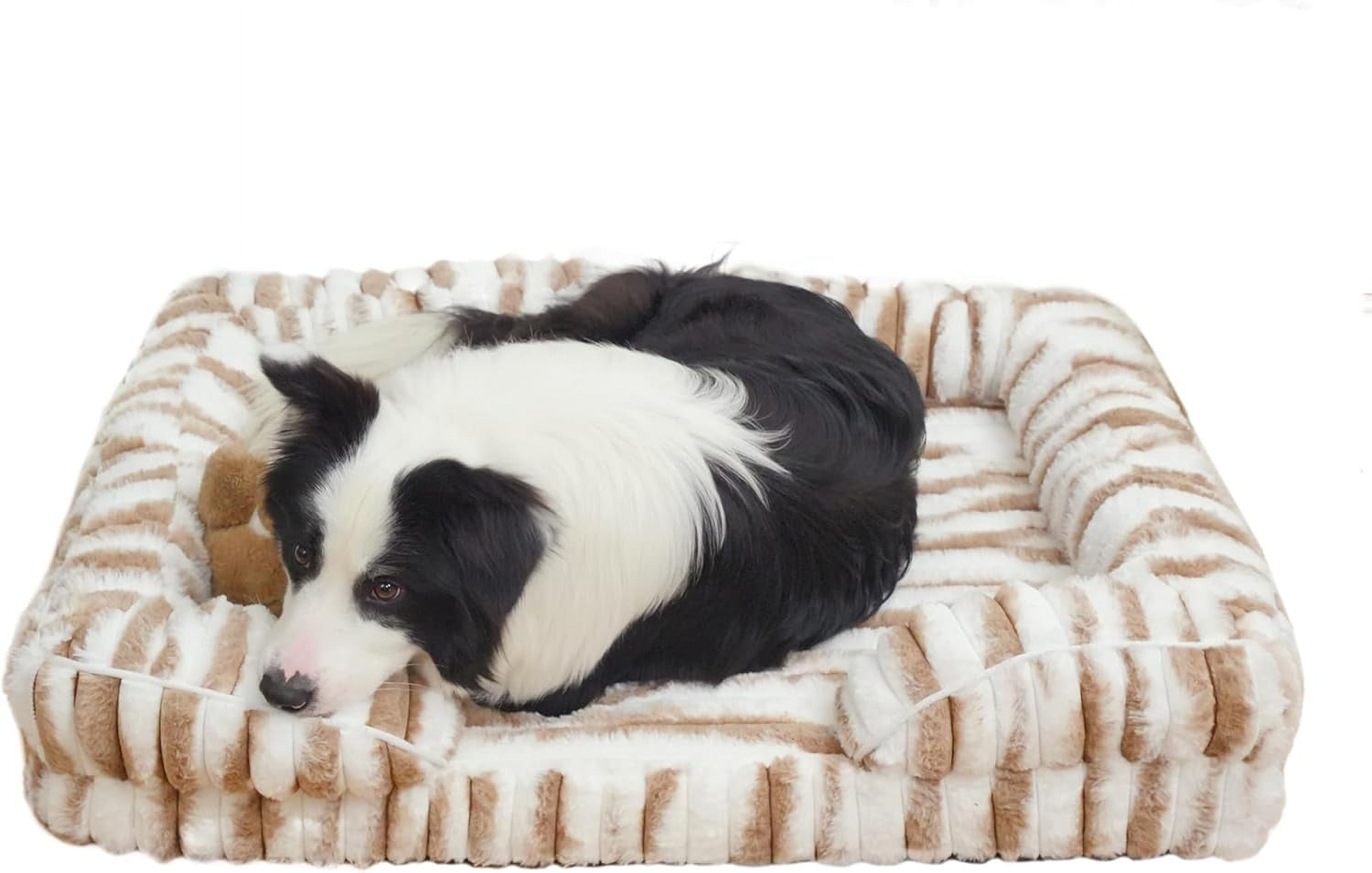Dog Beds,SurroundWaterproof Foam XL Big Dog Bed,Plush,Non-Slip and Egg ...