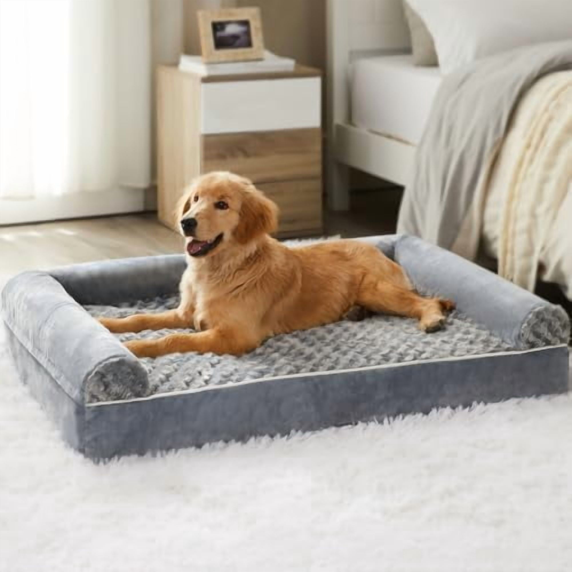 Dog Beds for Large Dogs, Orthopedic Dog Bed for Medium Large Dogs,Big ...