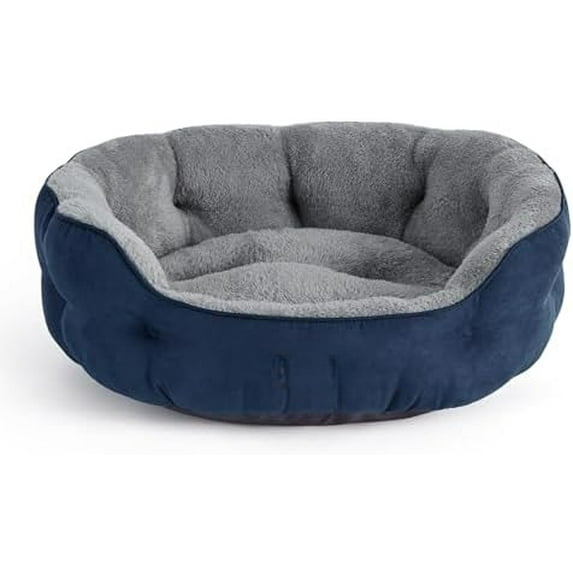 Dog Beds for Small Dogs - Round Cat Beds for Indoor Cats, Washable Pet ...