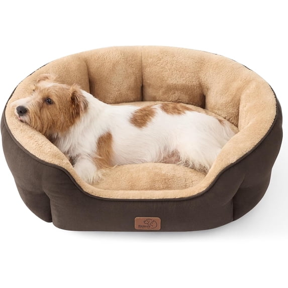 Dog Beds for Small Dogs - Round Cat Beds for Indoor Cats, Washable Pet ...