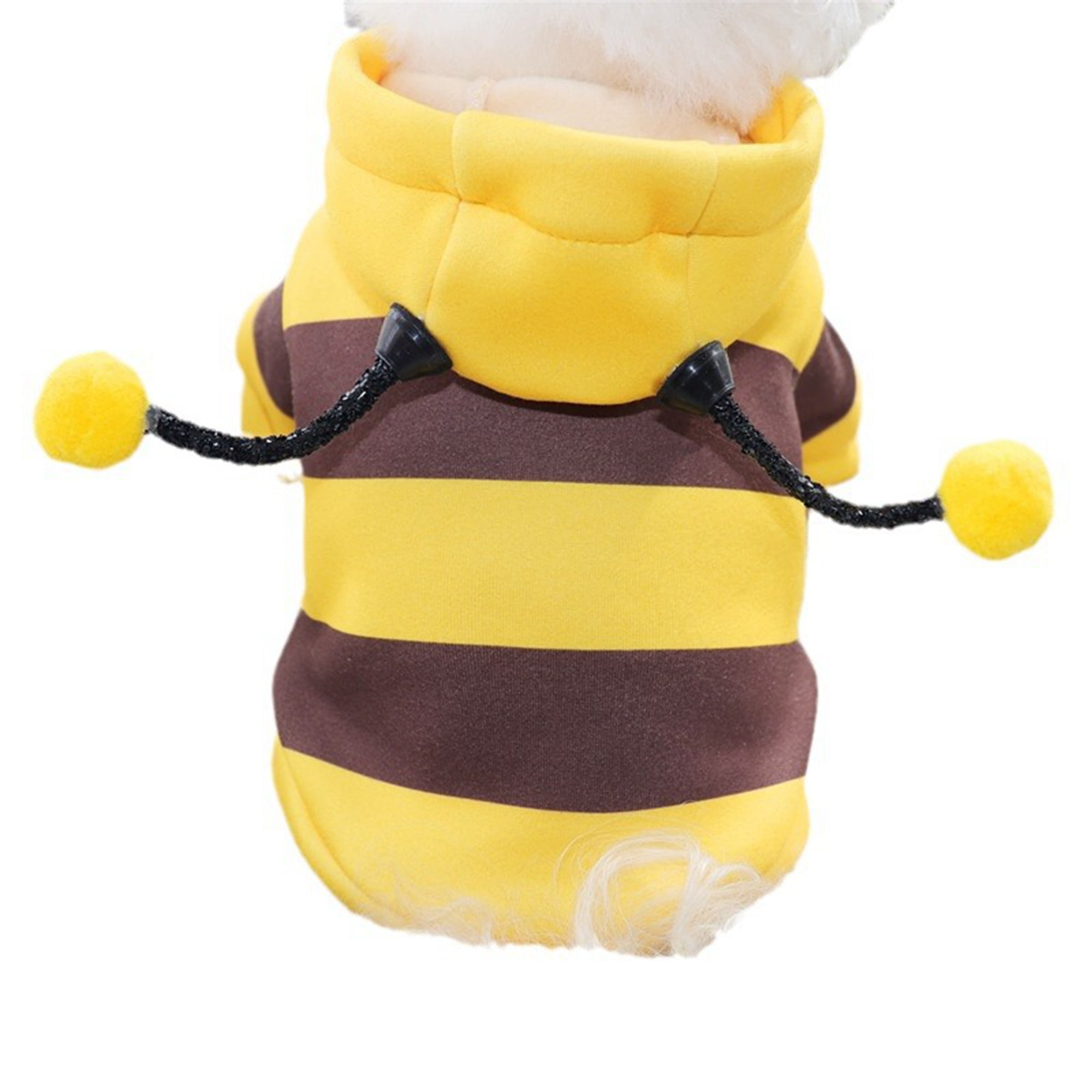 Dog Bee Costume Outfit Bumblebee Hoodie Cat Clothes Funny Dog Hooded ...