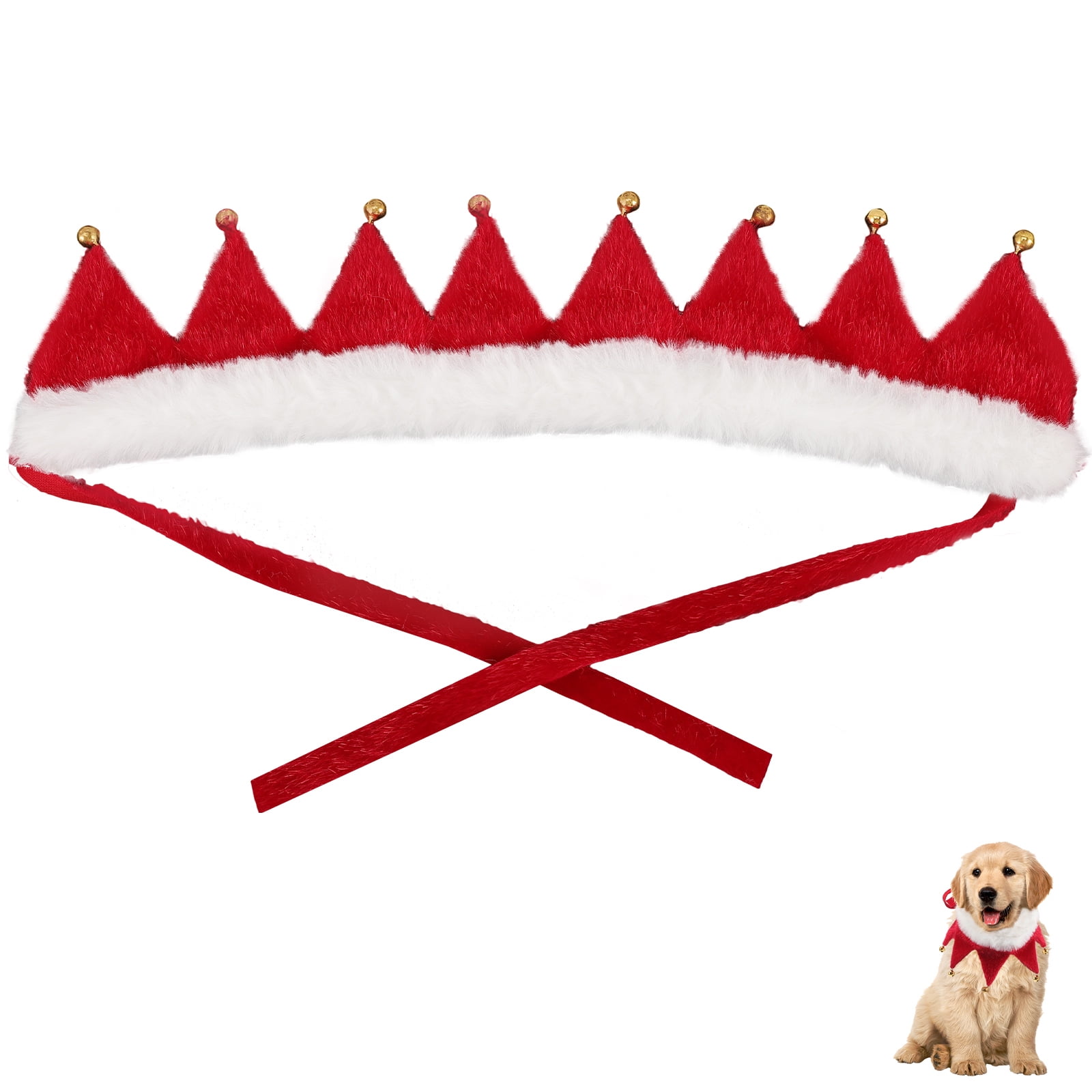 Dog Bell Collar Christmas Holiday Collars Pet Party Holiday Dress Up ...