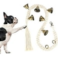 Dog Bell for Door Potty Training, Cotton Handwoven Dog Doorbell with 6 ...