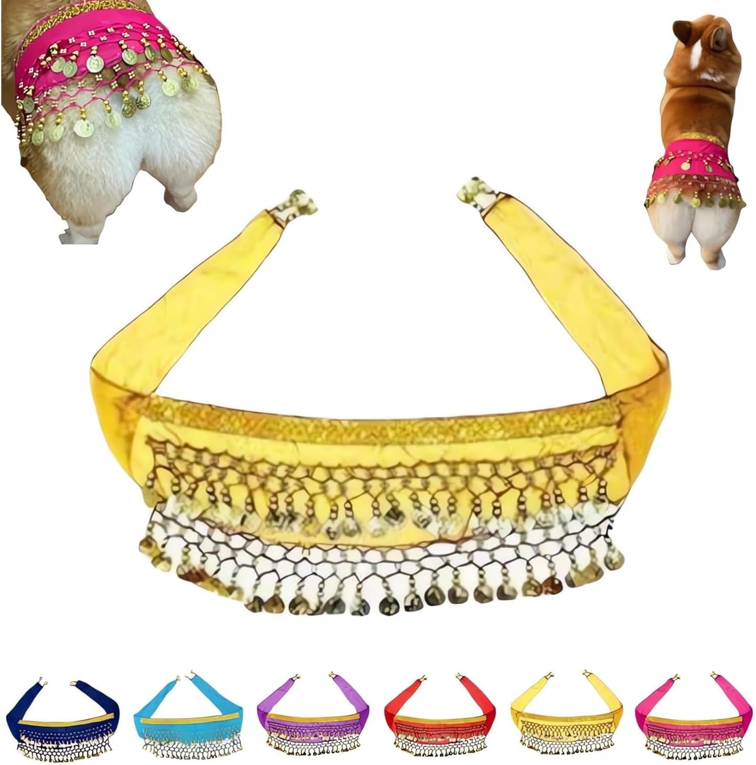 Dog Belly Dancer Skirt,Belly Dancer Skirt for Dogs,Dog Belly Dancer ...