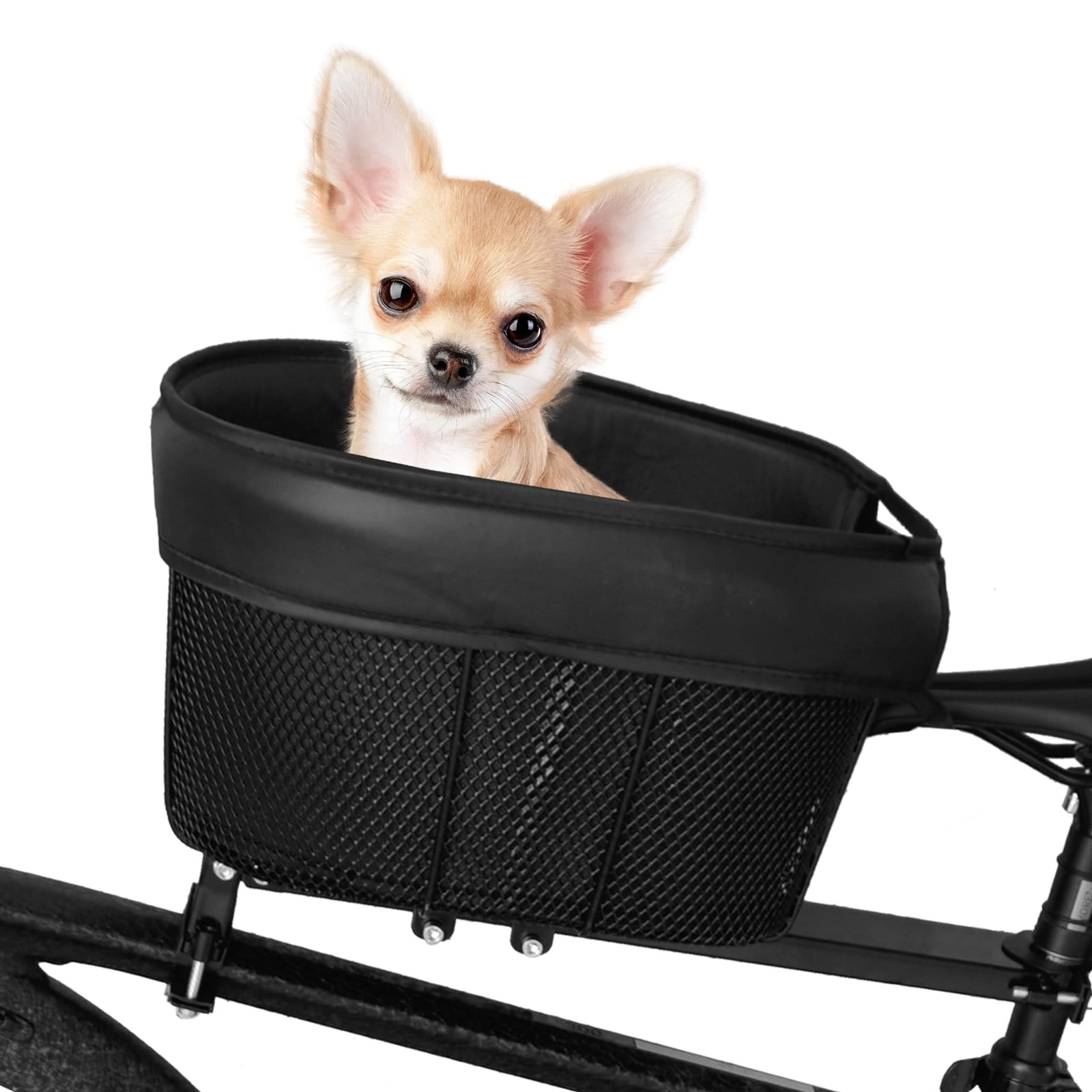 Dog Bike Basket Mountain Bike Shopping Basket Portable Cat and Dog ...