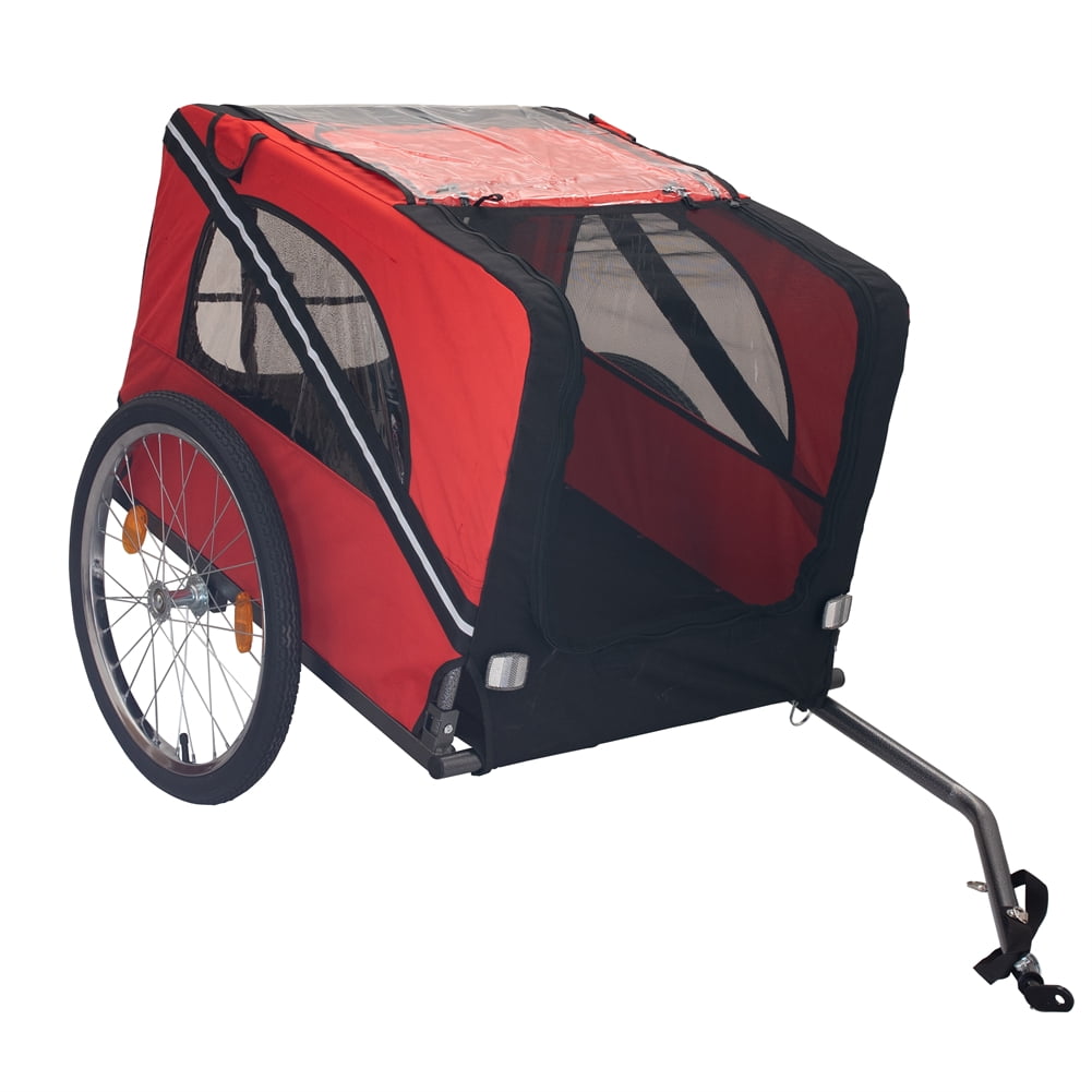 Dog Bike Trailer, Breathable Mesh Dog Cart For 26"-29" Rear Axle ...