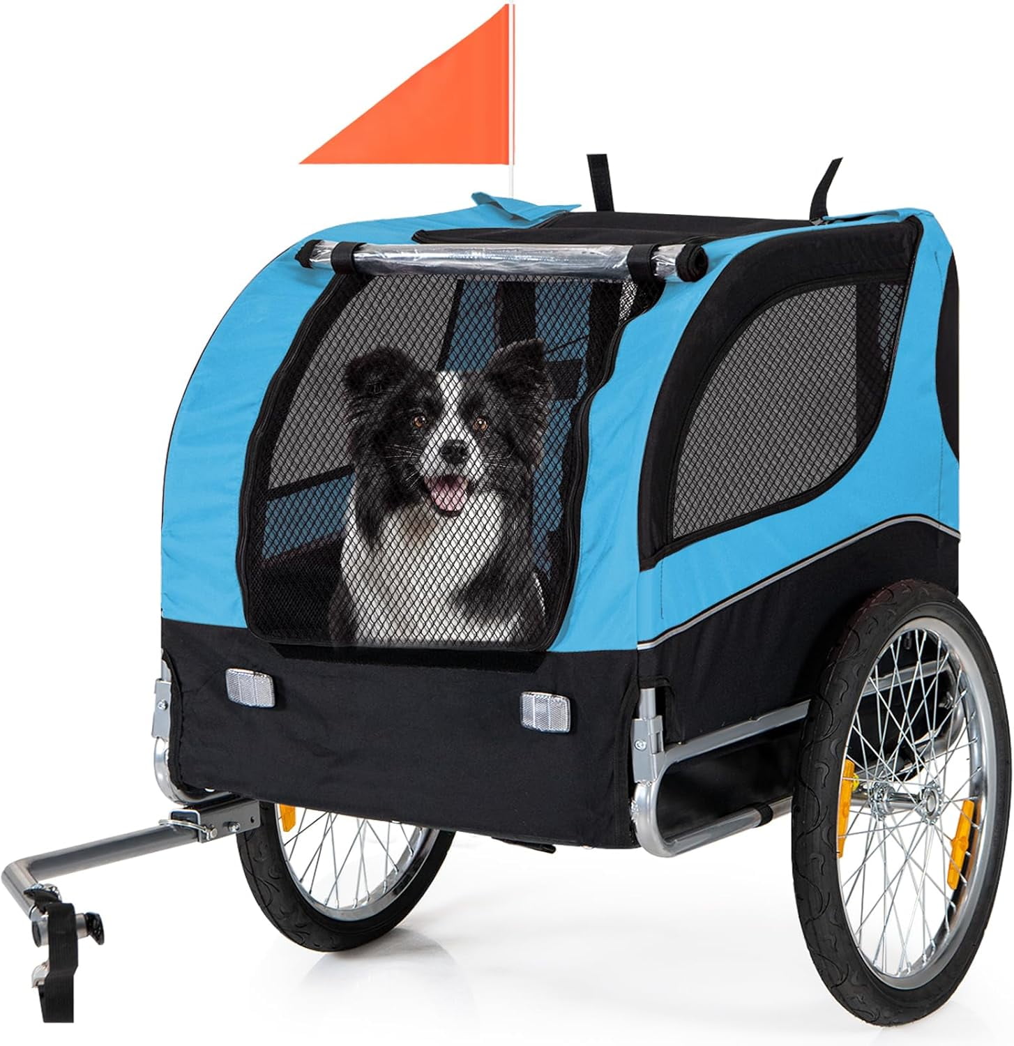 Dog Bike Trailer - HAPPAWS Dog Trailer for Bicycle, Cargo Cycle Trailers Wagon Cart Pet Bike ...