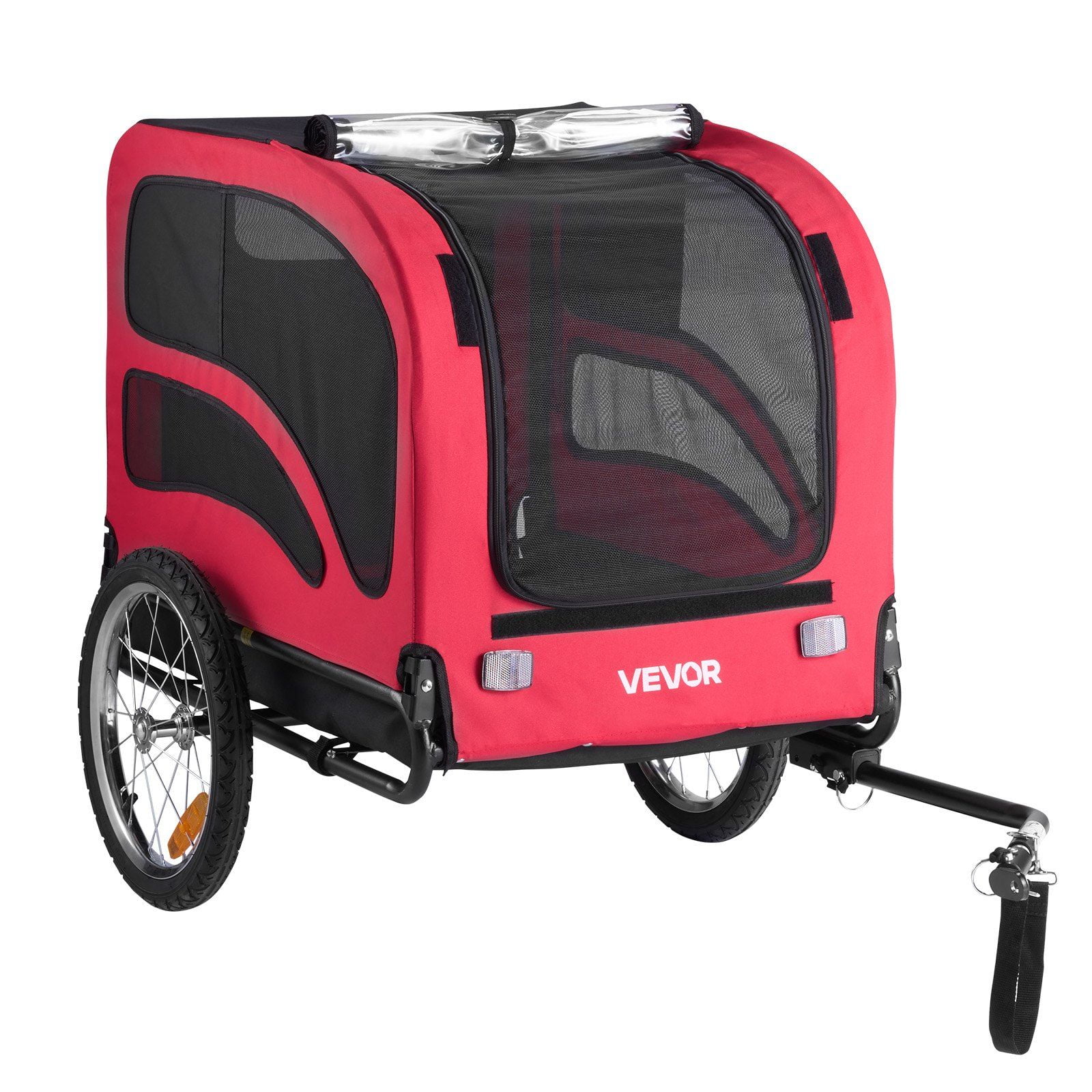 Dog Bike Trailer for Small & Large Dogs, 100 lbs Capacity - Foldable ...